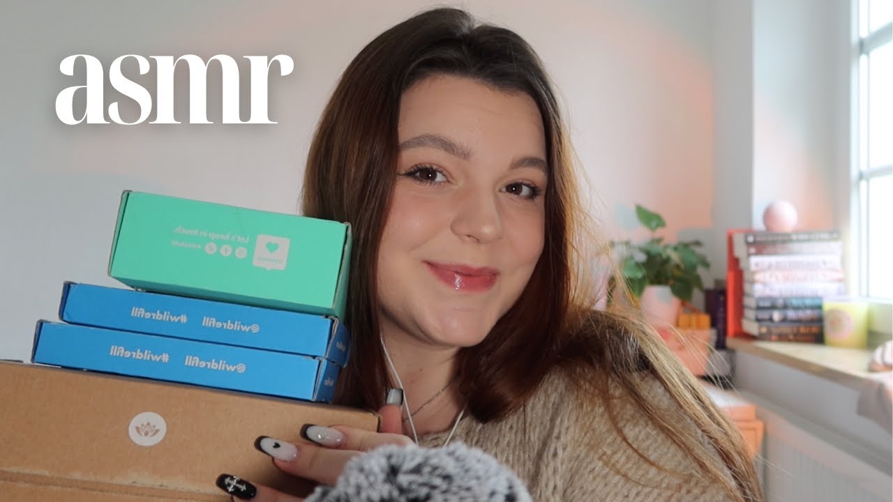 ASMR haul 🌸 *PR Package unboxing & recent favourites* - YouTube