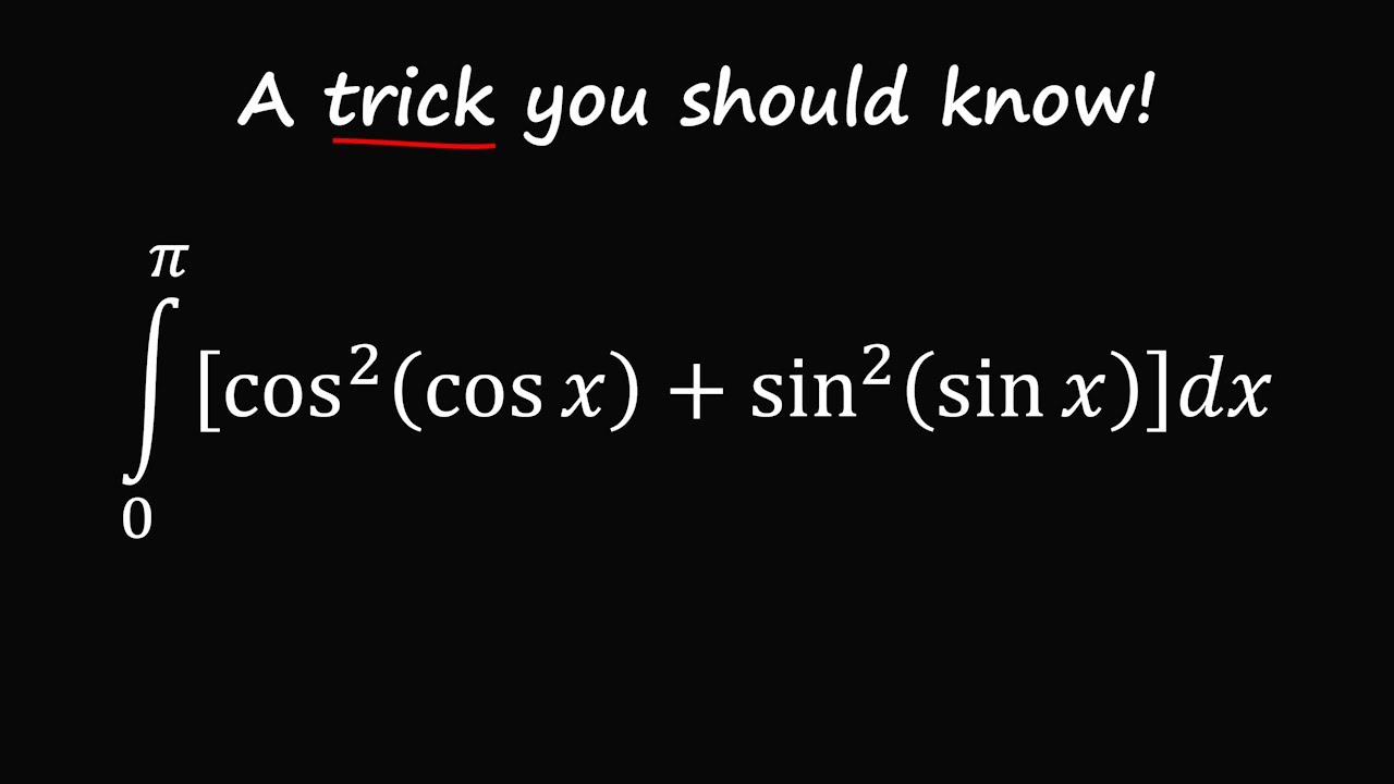 Calculus math trick you need to know - YouTube
