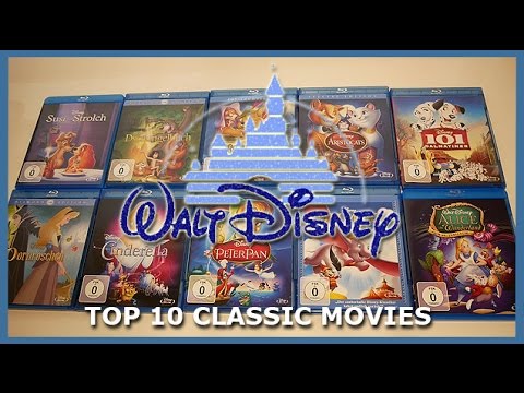 TOP 10 CLASSIC DISNEY MOVIES BLU-RAY UNBOXING - YouTube