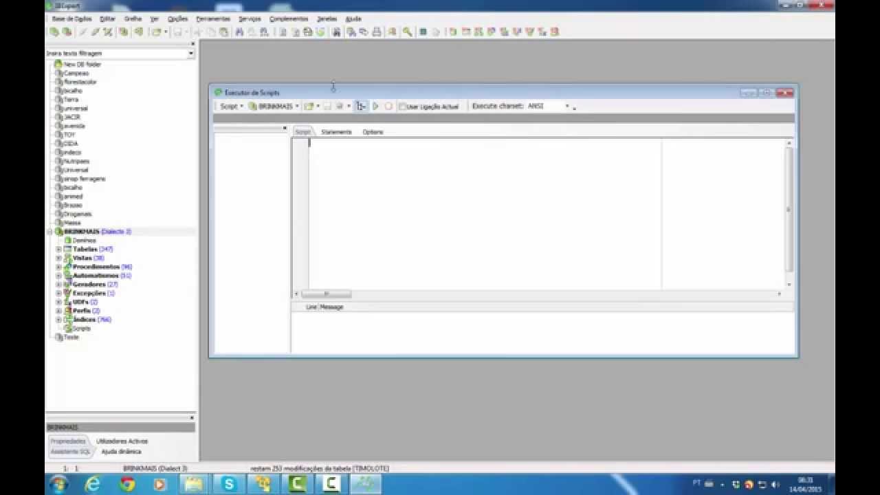 Rodar script pelo Ibexpert - YouTube