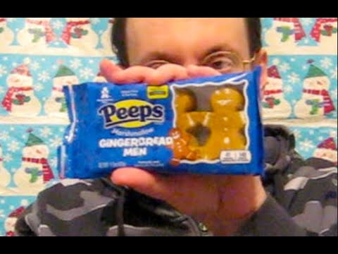 Peeps Gingerbread Men Review - YouTube