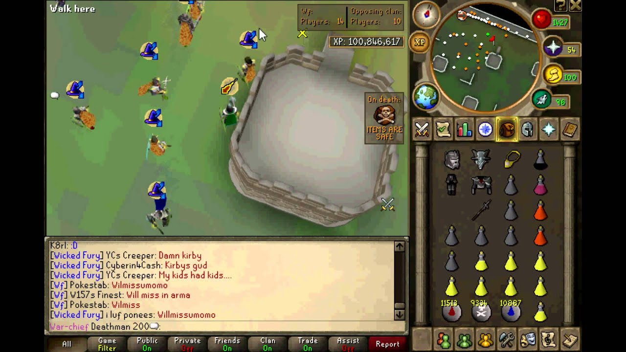 Wicked Fury vs Eternal Brethren | 20v20 Jagex Cup | Finals - YouTube