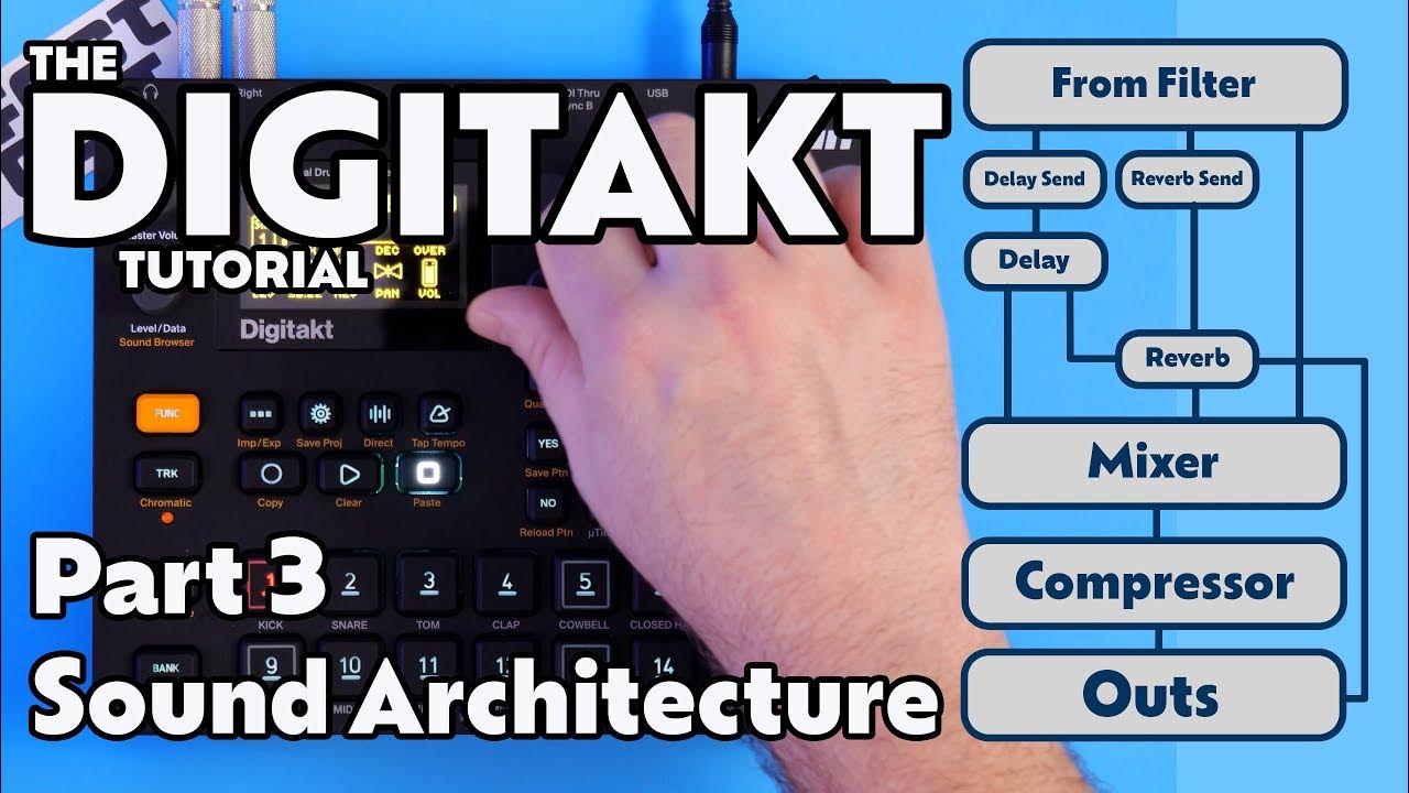 Sound Architecture - Elektron Digitakt Complete Tutorial - Part 3 - YouTube