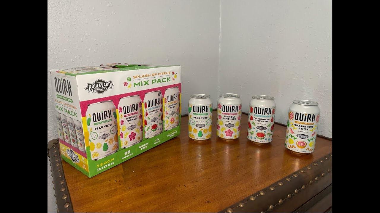 Boulivard Quirk Hard Seltzers Citrus Pack - I'd Have a Seltzer Ep. 24 ...