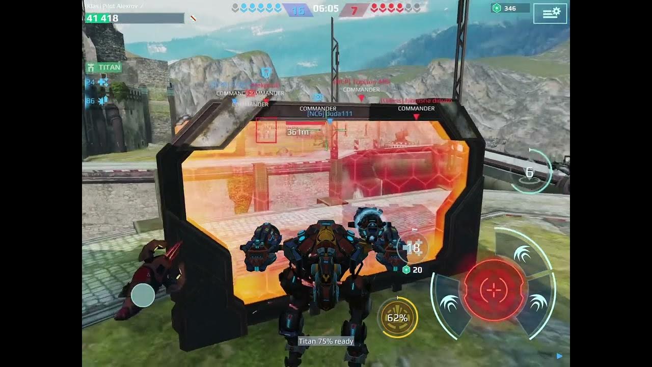 Playing war robots team deathmatch op team - YouTube