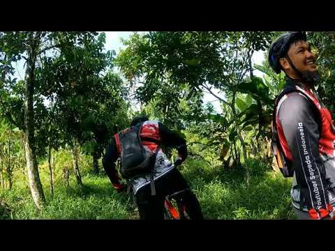 Gowes blusukan kebun karet || gowes bareng ysi JBd - YouTube
