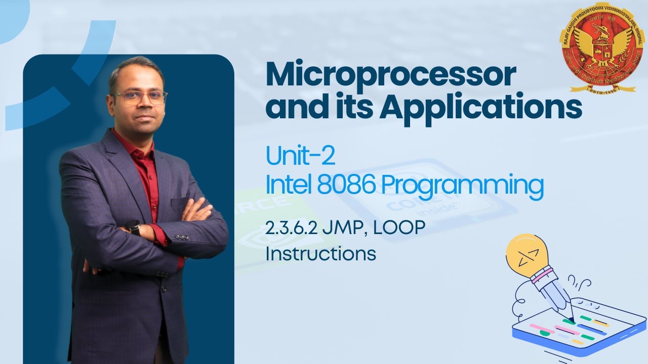 2.3.6.2 JMP, LOOP Instructions | EC501 | - YouTube