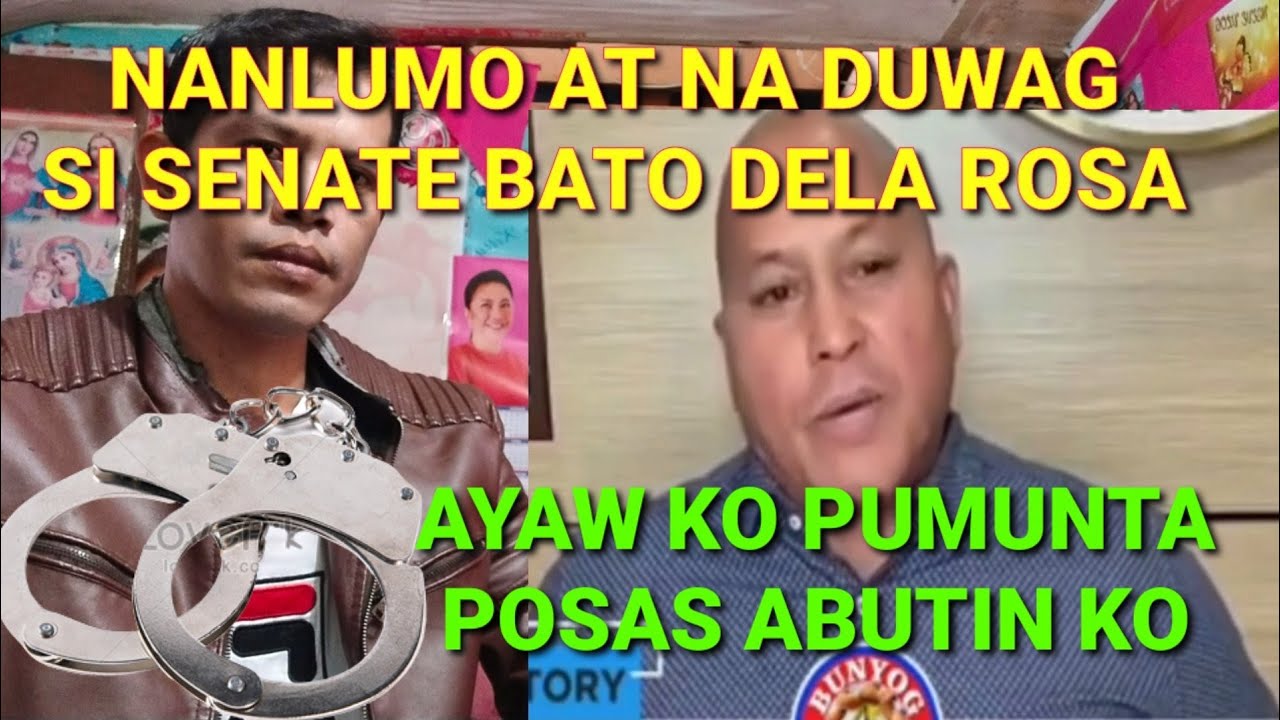 Sen Bato Natakot Bigla. Ayaw Ko Pumunta Posas Abutin Ko Doon 😅 Reaction ...
