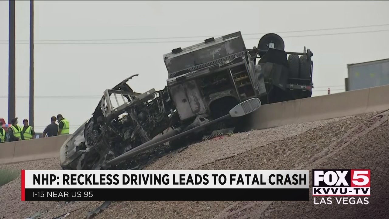 Nhp Investigates Fatal Crash On Northbound I 15 Near Spaghetti Bowl