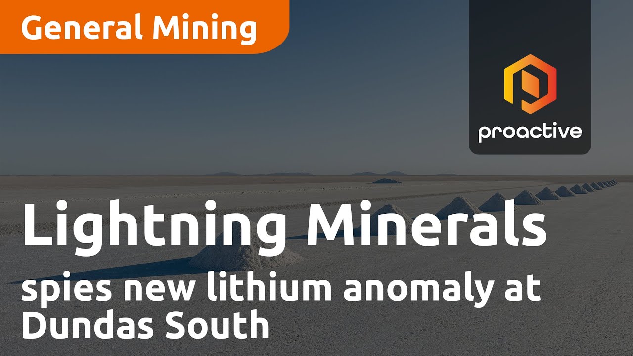 Lightning Minerals spies new lithium anomaly at Dundas South - YouTube