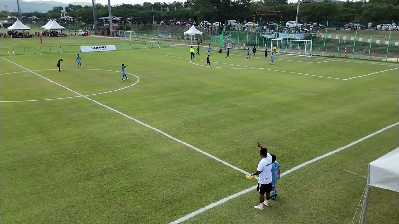24.08.09 [타임라인] 화랑대기 4경기 구미LM U10 vs 노원R U10 후반 - YouTube