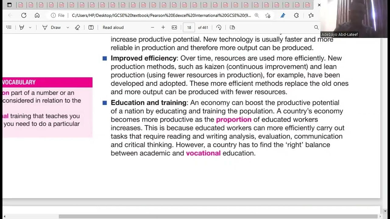 Economics IGCSE (Causes of Positive and Negative Economic Growth) - YouTube