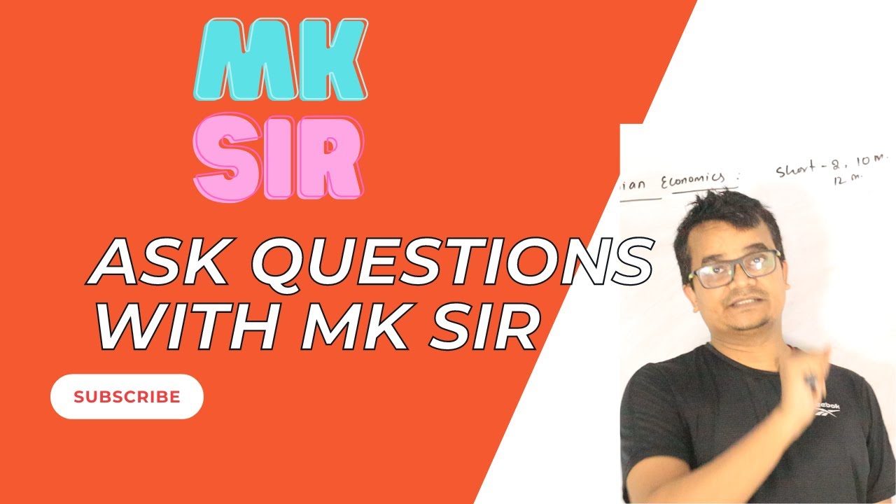 MK SIR LIVE II EVERY SATURDAY 8PM II JOIN EVERYONE AND ASK QUESTIONS II ...