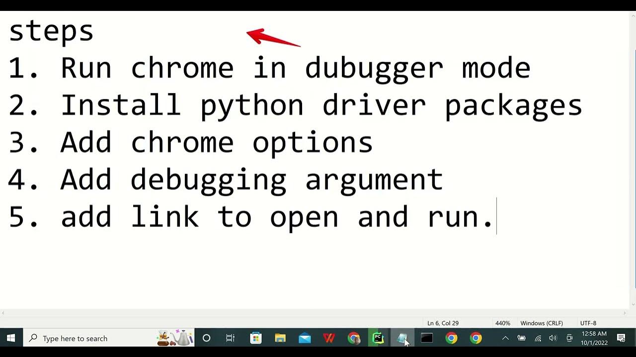 Open Driver On Existing Browser Selenium Python Youtube