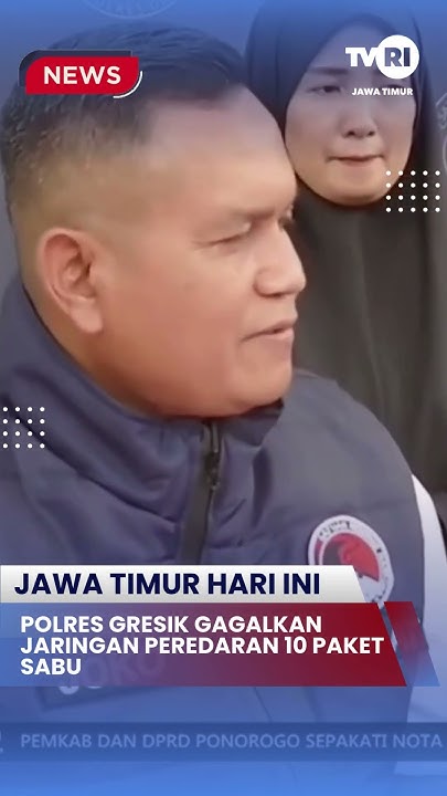 Polres Gresik Gagalkan Jaringan Peredaran 10 Paket Sabu - YouTube