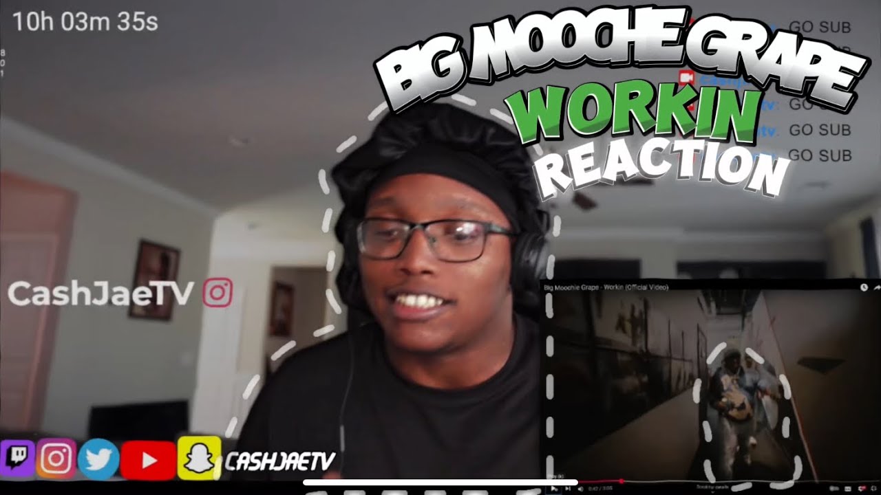 Big Moochie Grape- Workin (Official Video) Reaction - YouTube