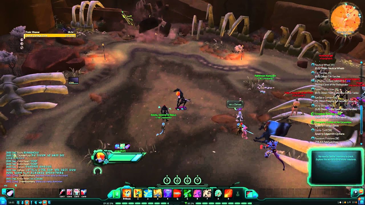 Wildstar Aggregor the Dust Eater - Crimson Badlands - Public Event ...