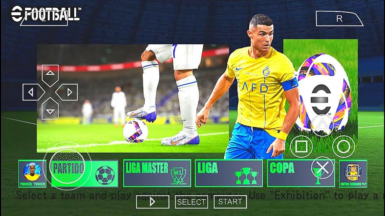 PES 6 MOD PES 2024 PPSSPP ANDROID OFFLINE REAL FACES NEW KITS 2023/24 ...