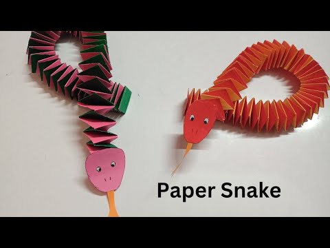 How to make a paper snake || Amazing paper snake - YouTube