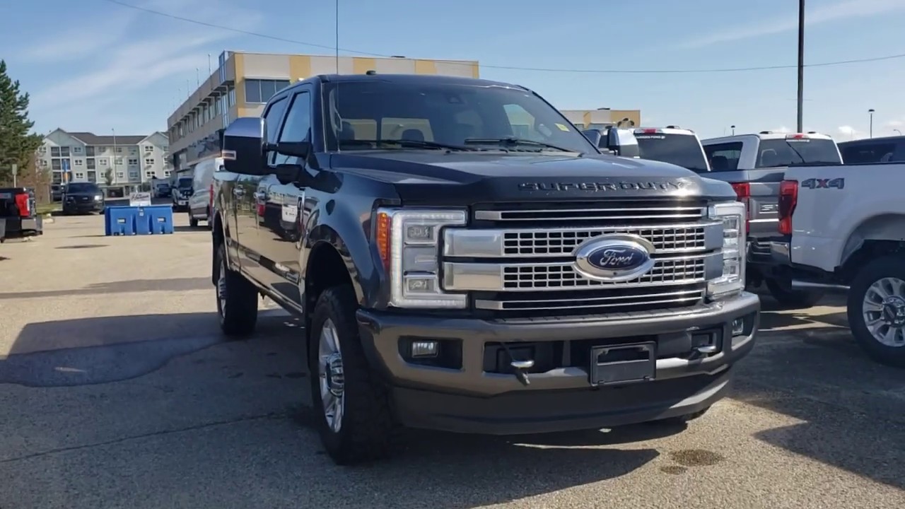 2017 F350 Platinum *Grey - YouTube