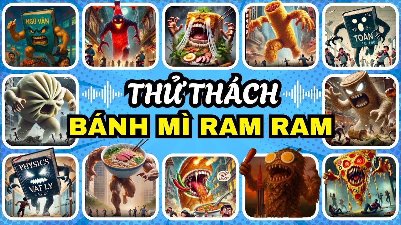 🔥 THỬ THÁCH Đoán Quái Vật BRAINROT Việt Nam: BÁNH MÌ RAM RAM 🔥Vũ Trụ ...