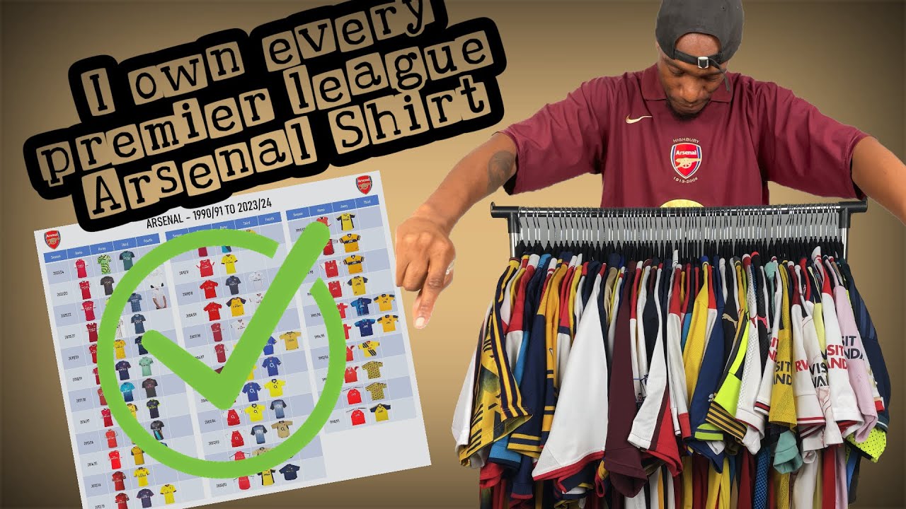 £1000 spent on ultra rare shirt to complete collection of every Arsenal ...