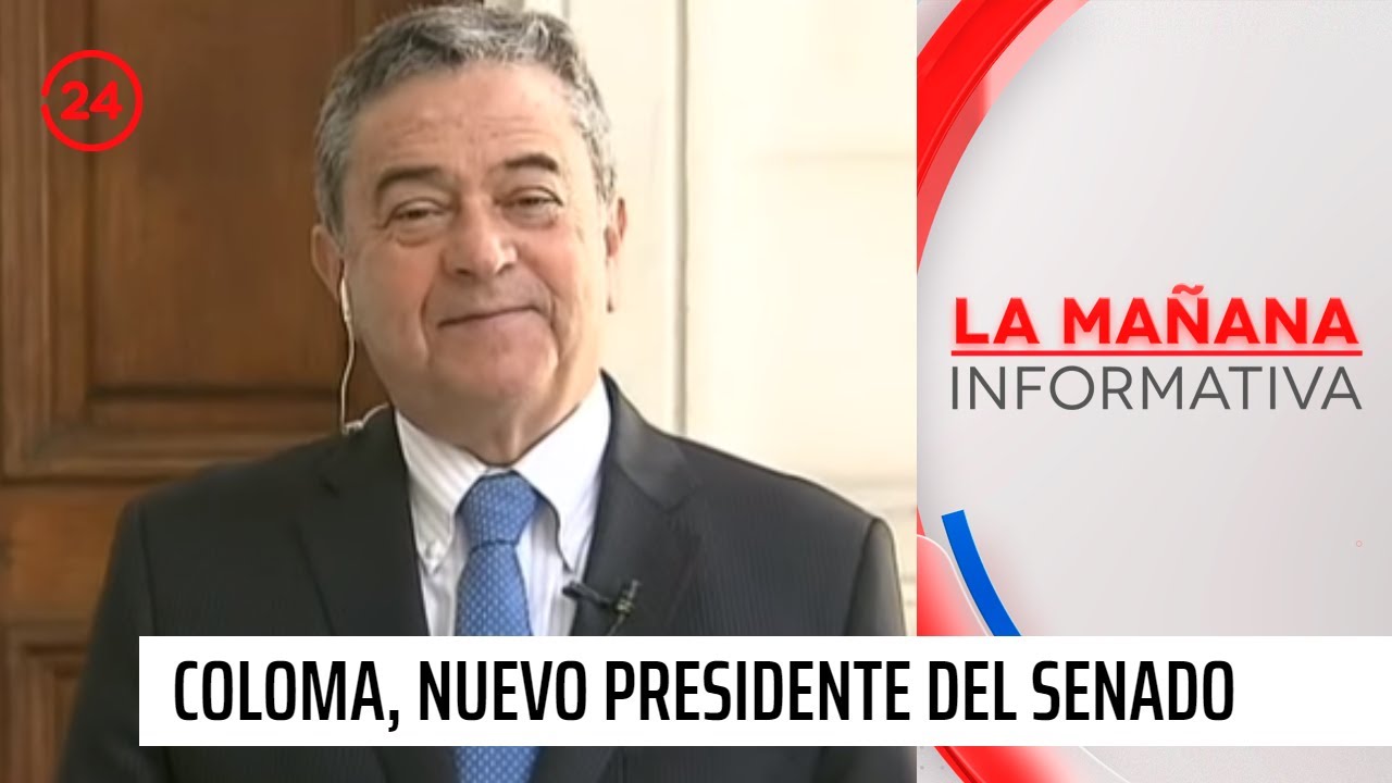 Juan Antonio Coloma, nuevo presidente del Senado: "Llegó la hora de ...