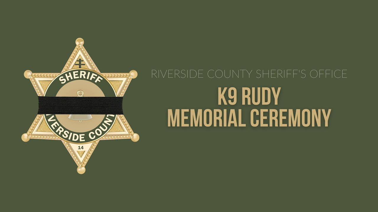 K9 Rudy Memorial Ceremony - YouTube
