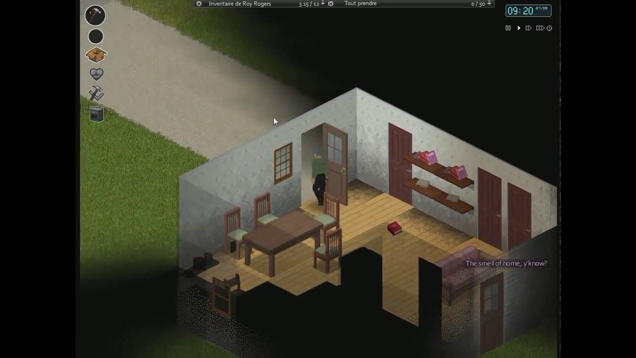 Project zomboid: xp arbre entretien - force - endurance - YouTube