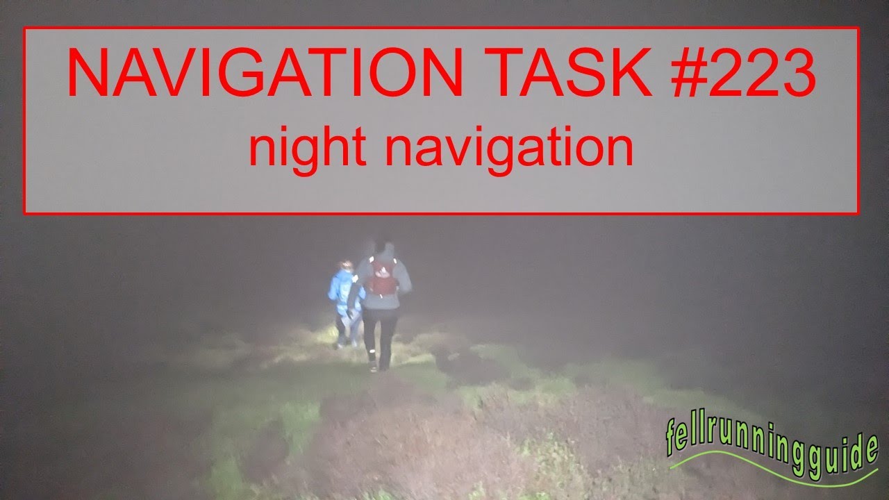 Navigation Task 223 Night Navigation #mapreading #contourlines # ...