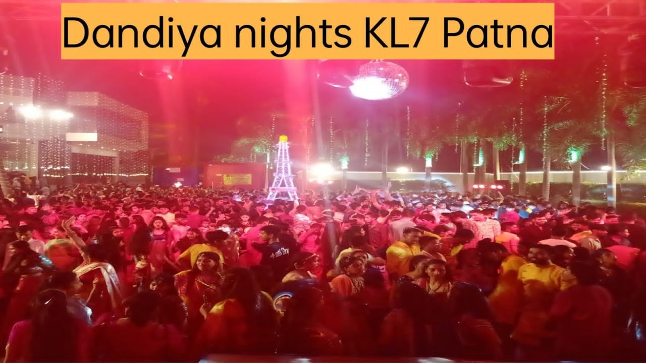 Dandiya Night's KL7 #bihar #patna #Ganga @cityloudnews - YouTube
