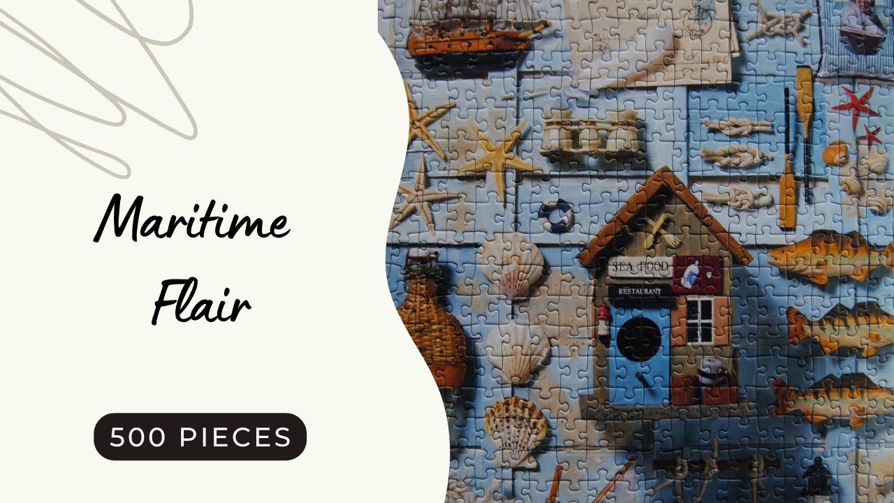 Maritime Flair - Jigsaw Timelapse Puzzle - YouTube