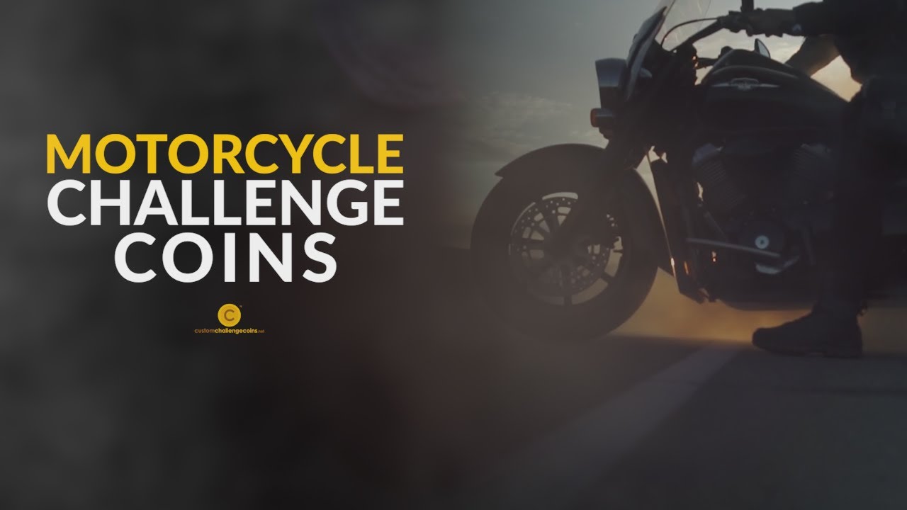 Motorcycle Challenge Coins - Custom Challenge Coins - YouTube