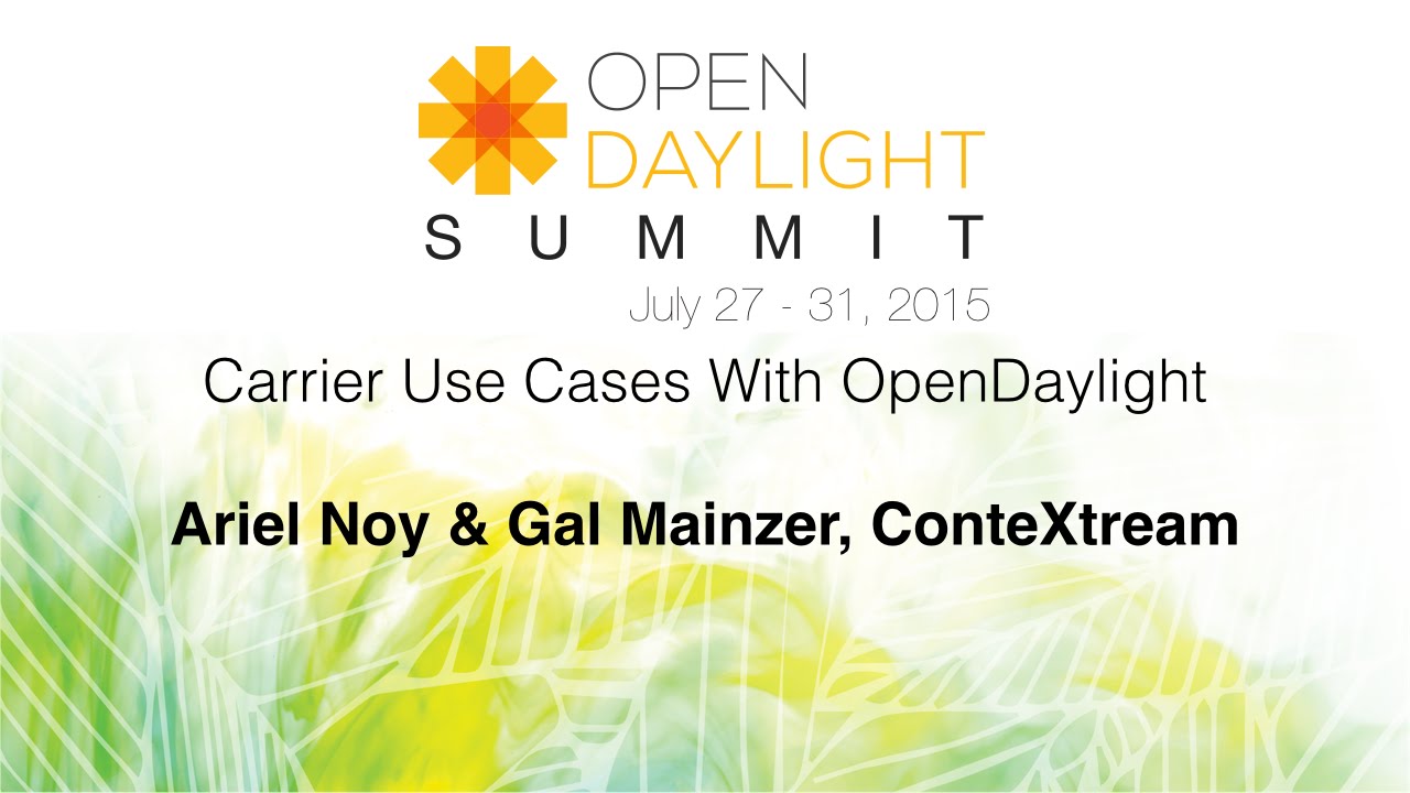 Carrier Use Cases With OpenDaylight - YouTube
