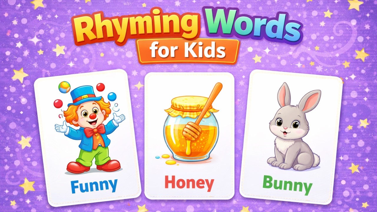 150 Rhyming Words for Kindergarten | Build Reading & Phonics Skills ...