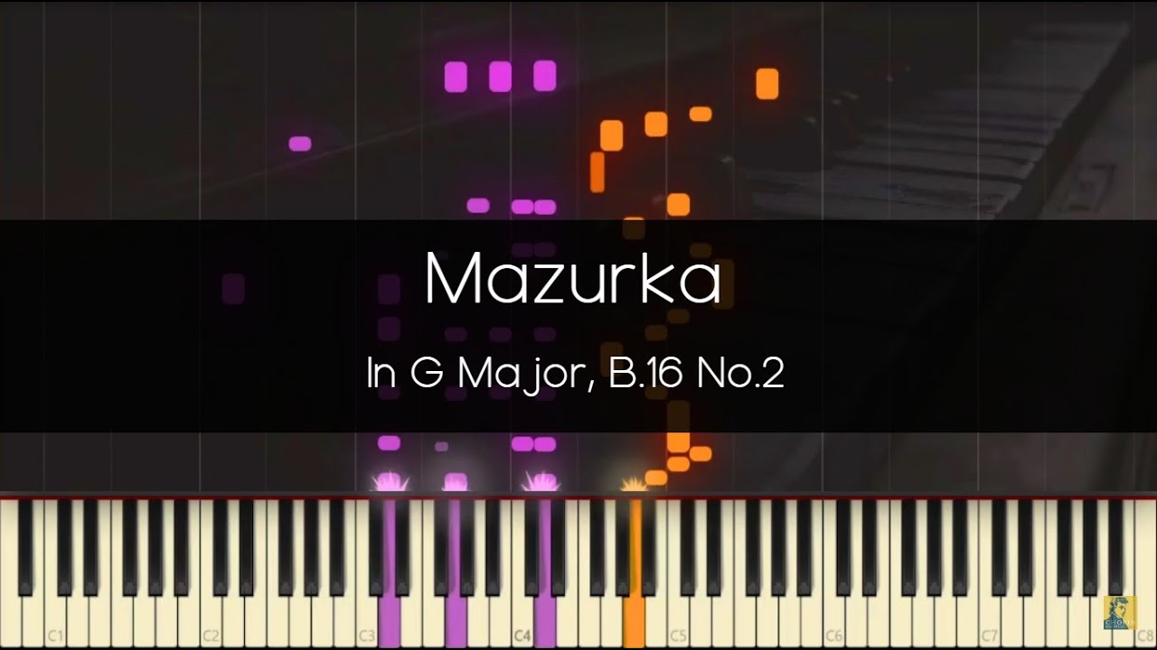 Frédéric Chopin: Mazurka in G Major, Mazurka B. 16 No. 2 (Rem Urasin ...