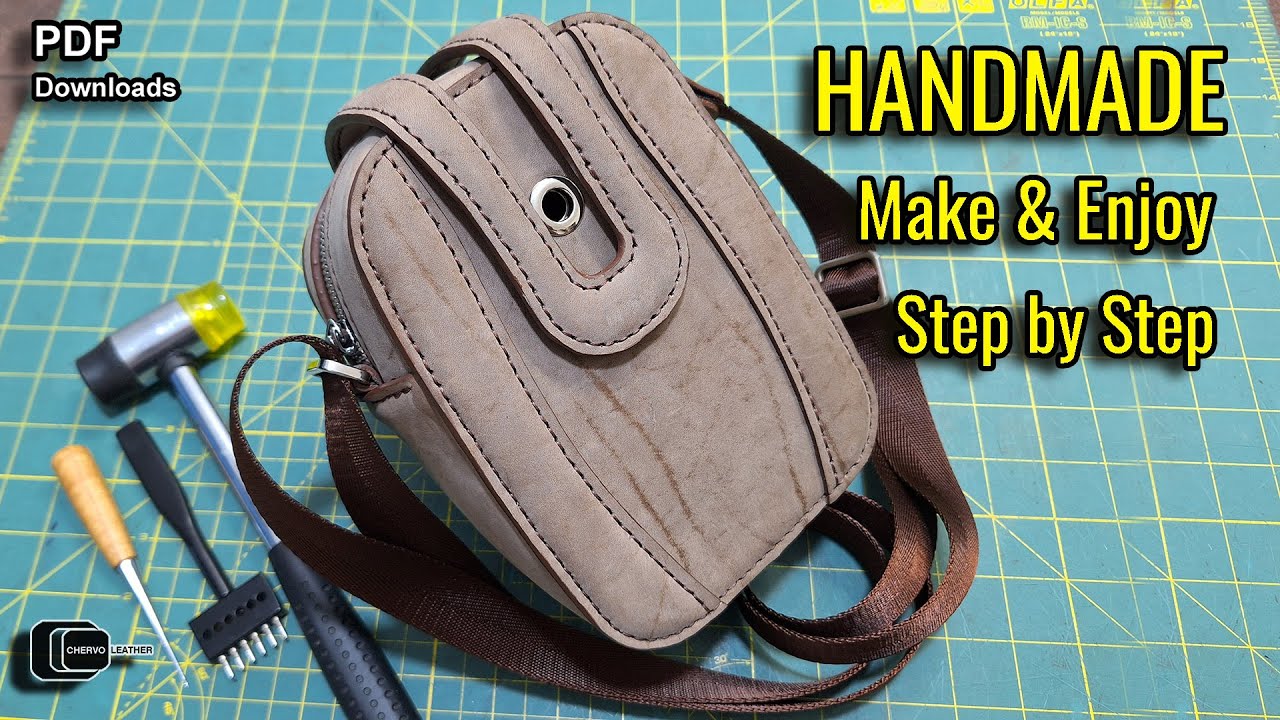 Make a Stylish Leather Bag at Home: Fast and Simple Tutorial - free ...
