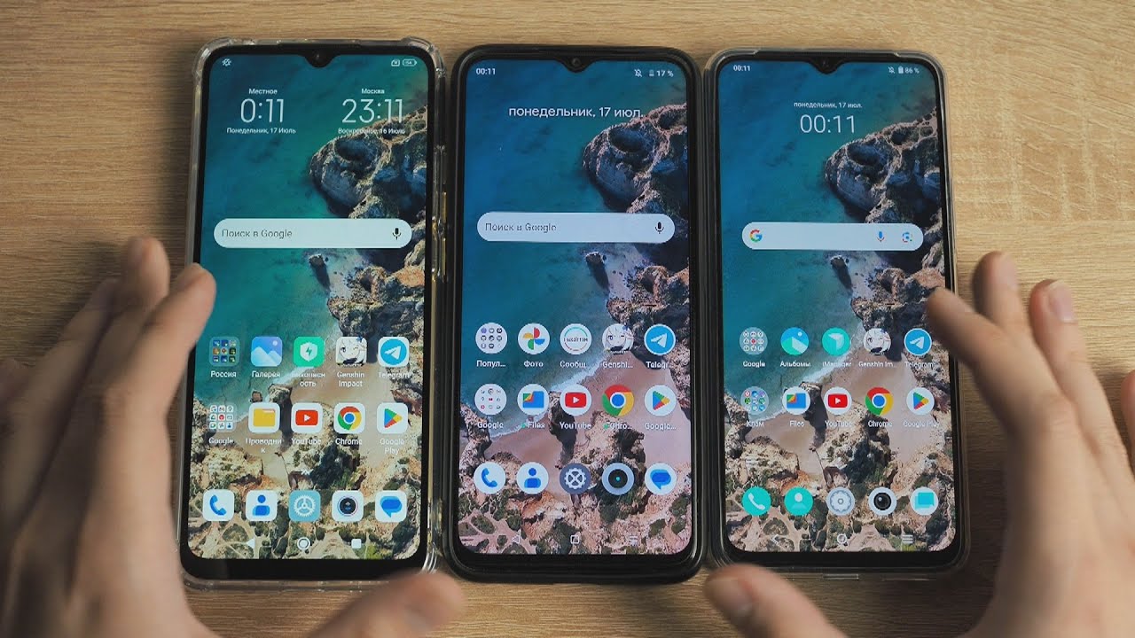 Сравнение бюджетных смартфонов Xiaomi Redmi 10C, Realme C35 и Vivo Y35 ...