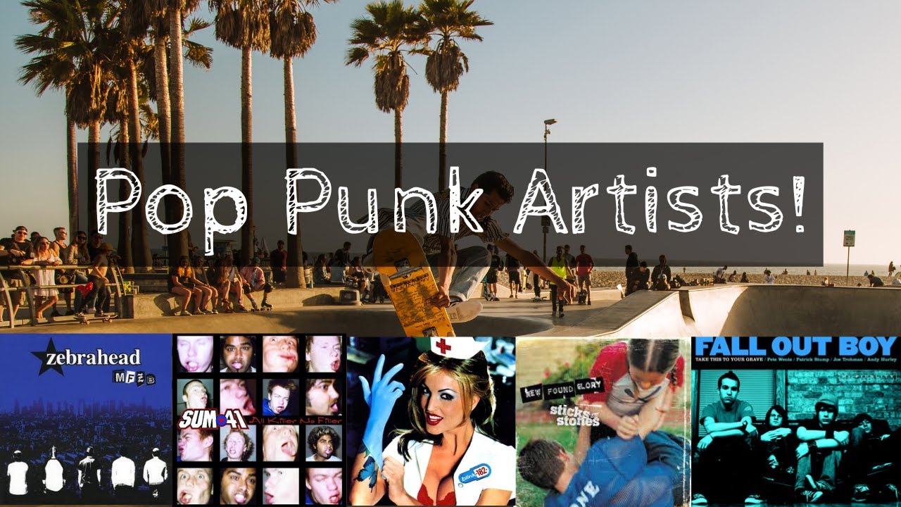Top 10 Pop Punk Artists that I Like - YouTube