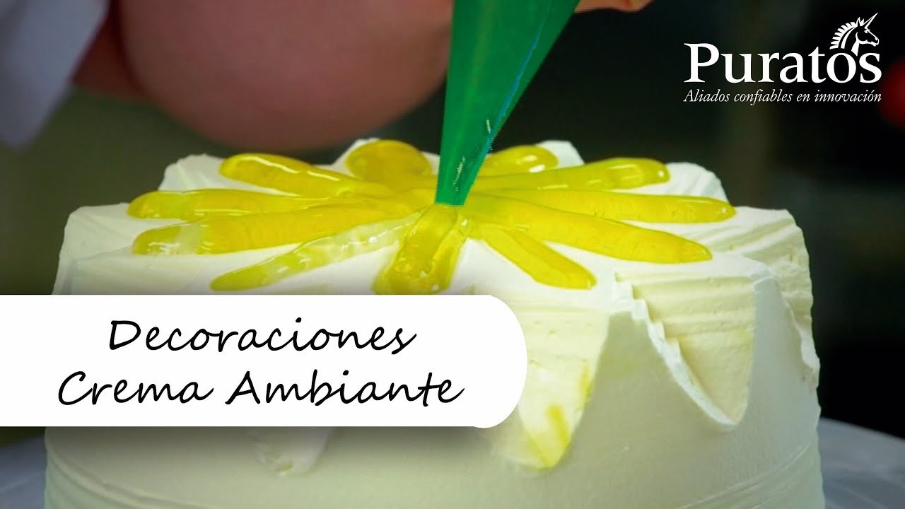 Deliciosas creaciones con crema Ambiante - YouTube
