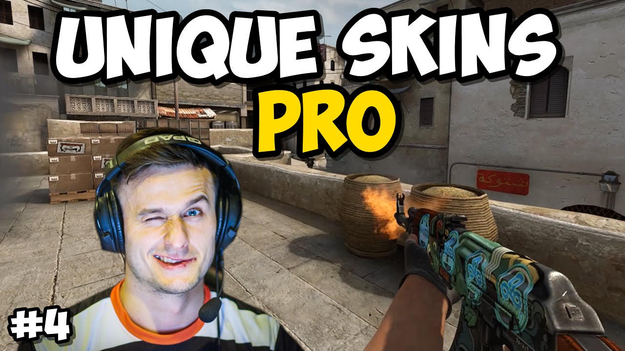 CS:GO UNIQUE PRO SKINS! #4 - YouTube