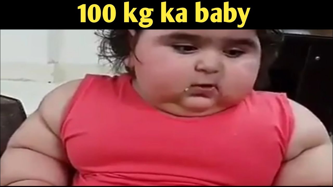 100 kg stil growing meet The 10 month old baby - YouTube
