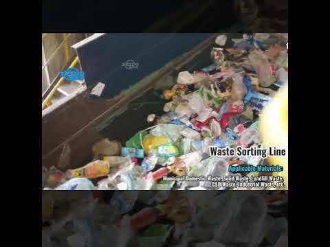 Automatic MSW Waste Sorting Machine | Waste Sorting System - YouTube