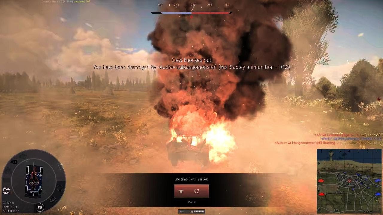 War Thunder_commander view is only bit above ground! Thieves - YouTube