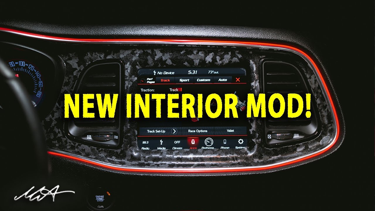 Best Interior Mod for my 2018 Dodge Challenger T/A 392 ! - YouTube