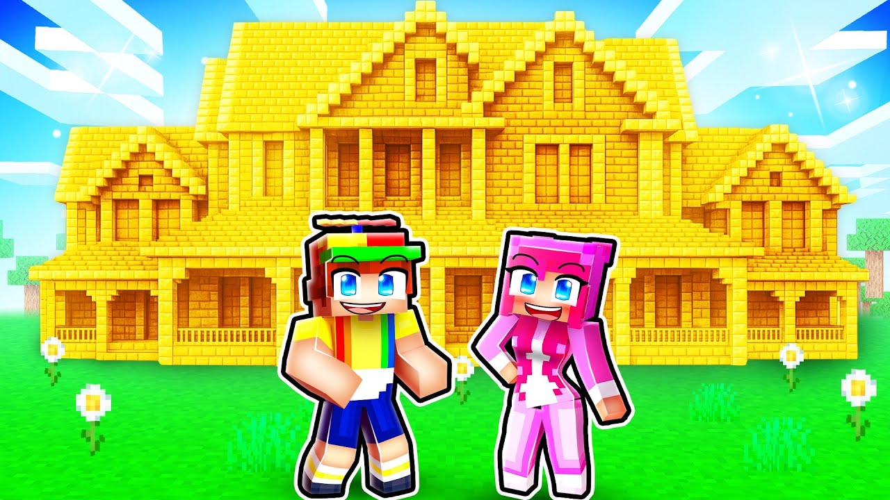 Johnny & Daisy's FIRST HOME in Minecraft! - YouTube