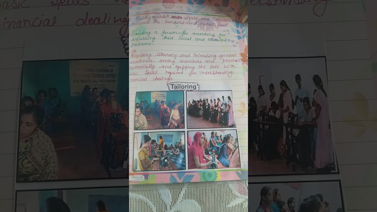 📝Easiest project on self help groups for economics class 11th📝 - YouTube