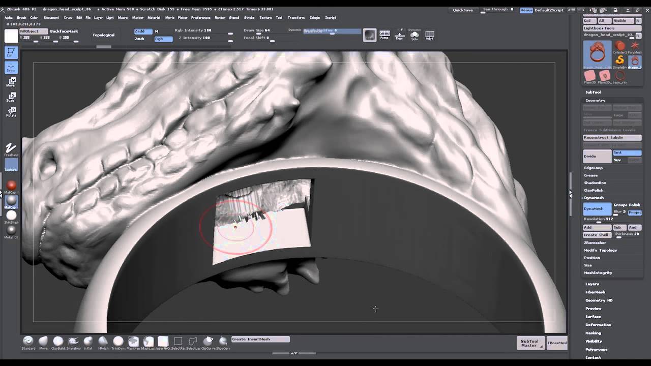 3D Printing tutorial: Model a ring in ZBrush, Part 6 - YouTube