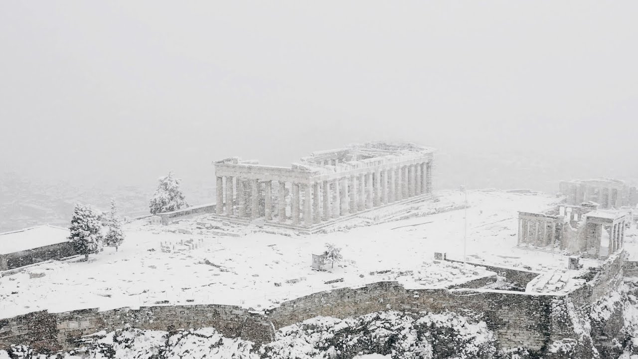 Acropolis dressed in white | Greece - YouTube