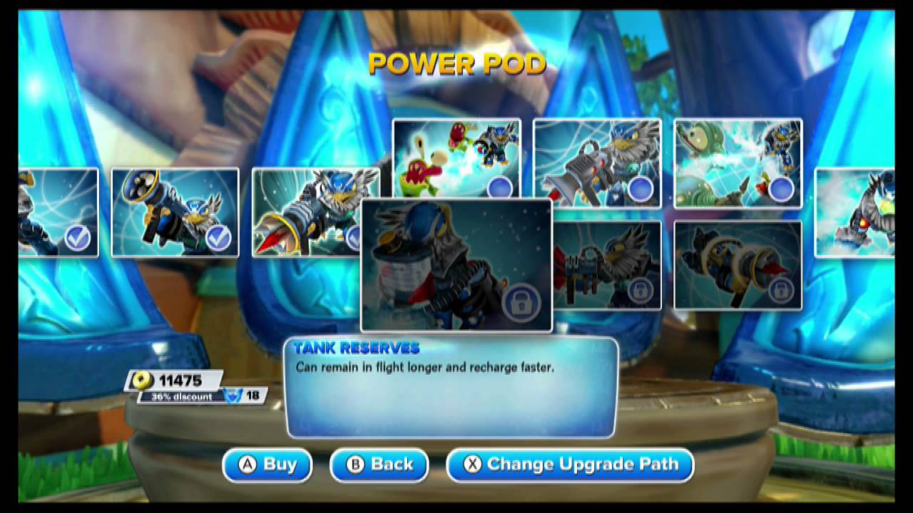 Skylanders SWAP Force - Turbo Jet-Vac Bird Blaster Upgrade Path - YouTube